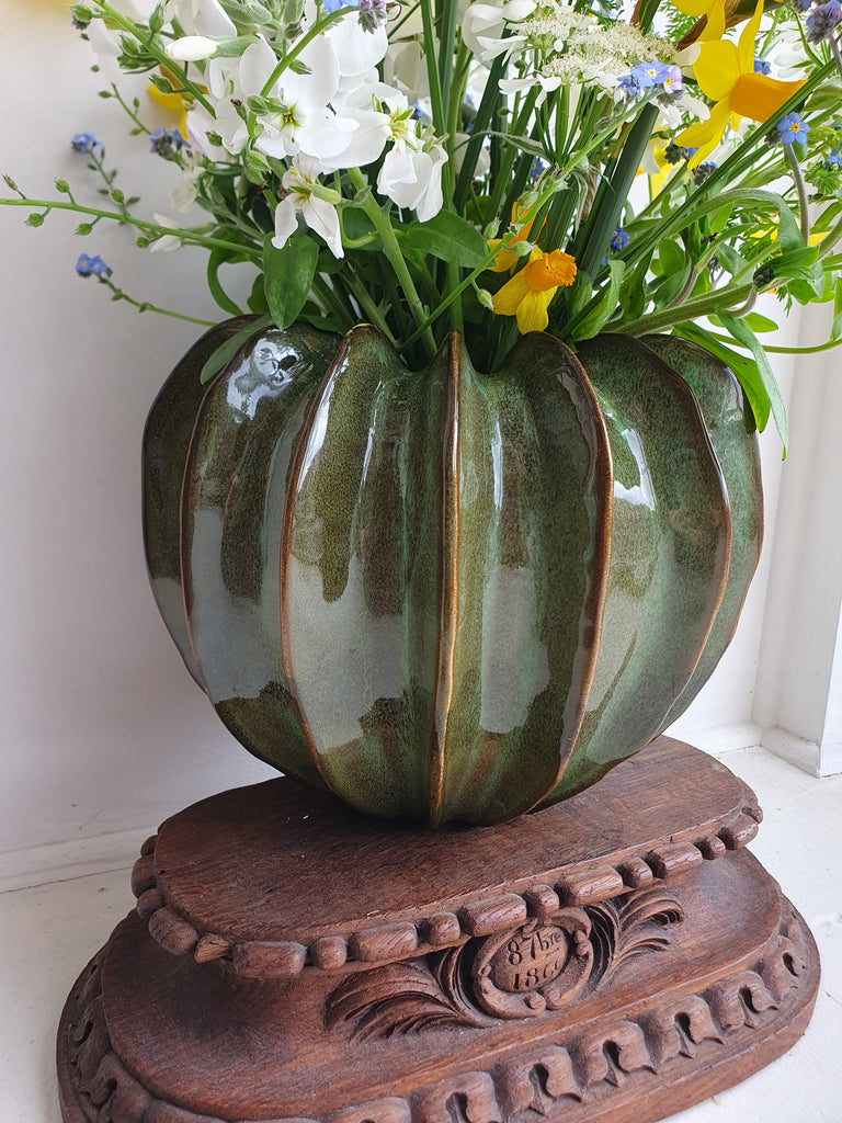European Ceramic Gourd Vase - Green – Lily Pond
