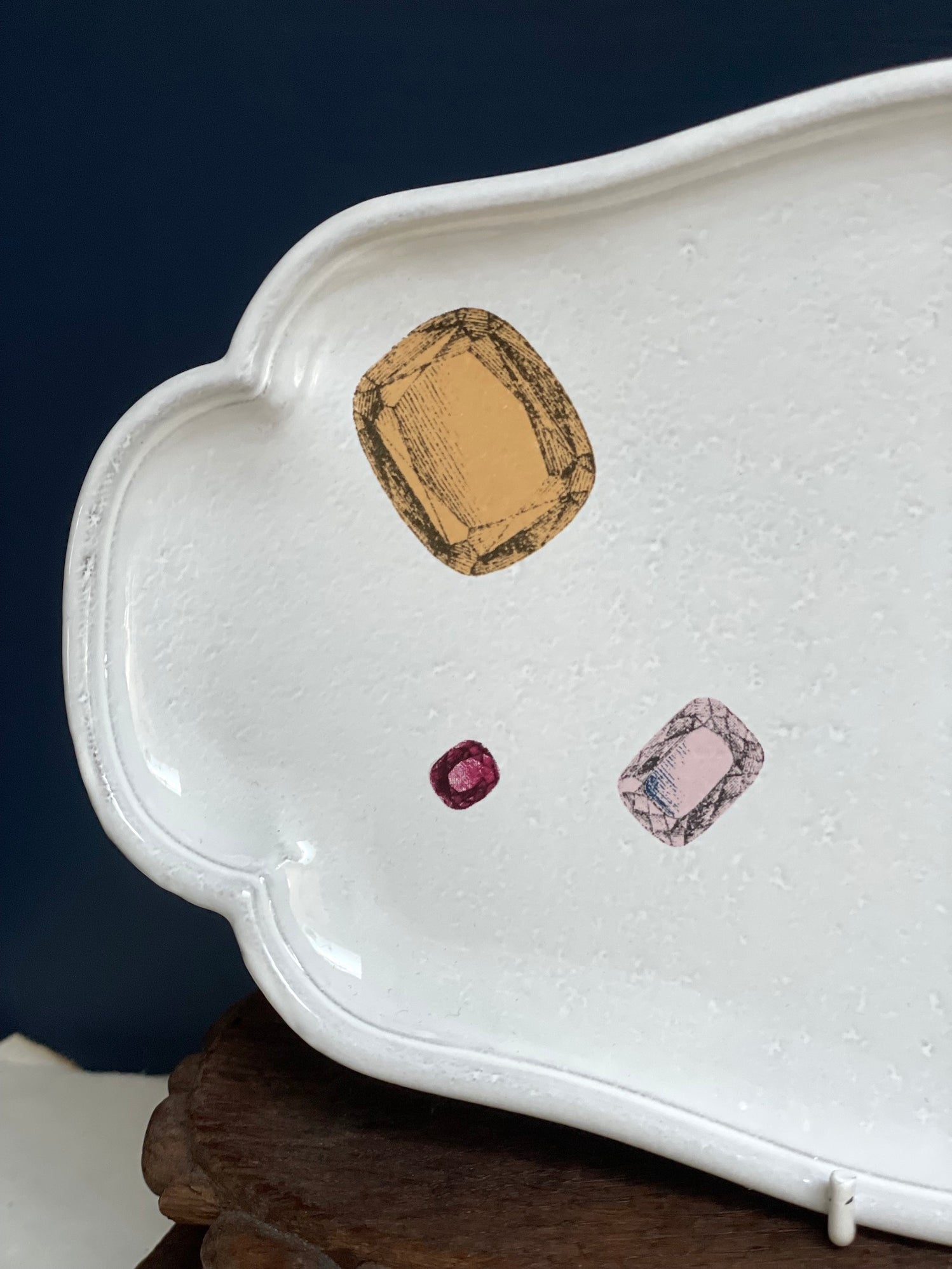 Astier de Villatte John Derian Gem Platter – Lily Pond